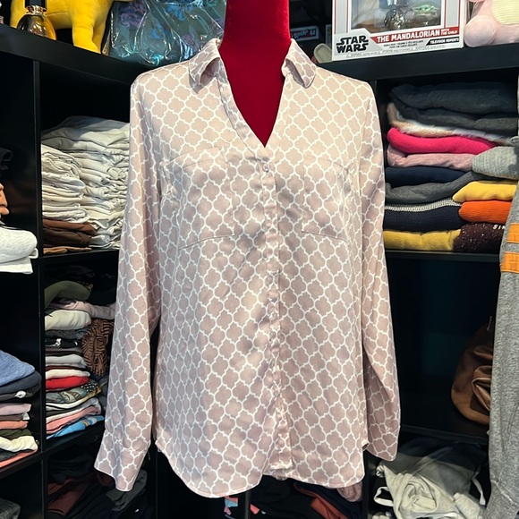 Express | Tops | Large Express Button Down Blouse | Poshmark
